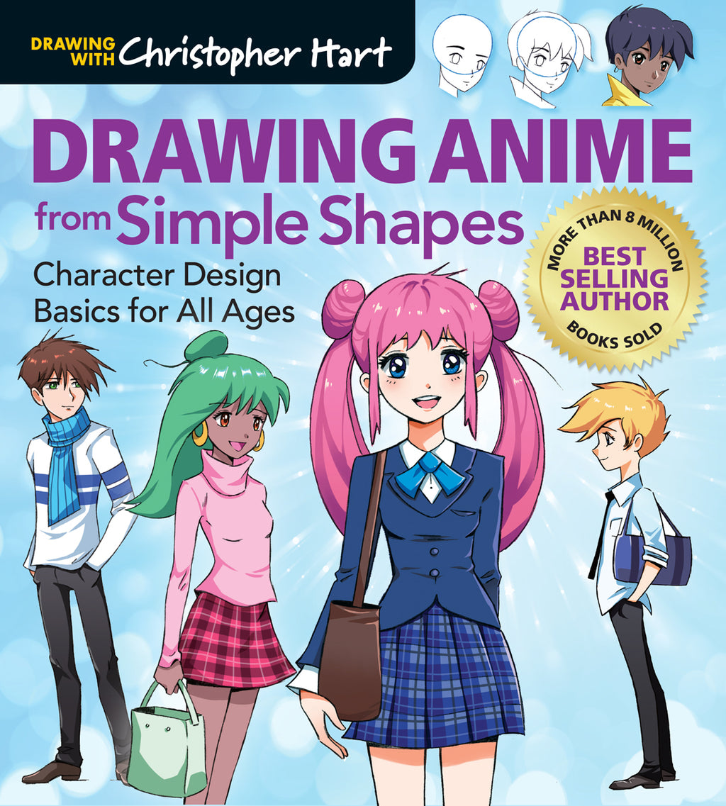 Drawing Anime from Simple Shapes: Character Design Basics for All Ages ...